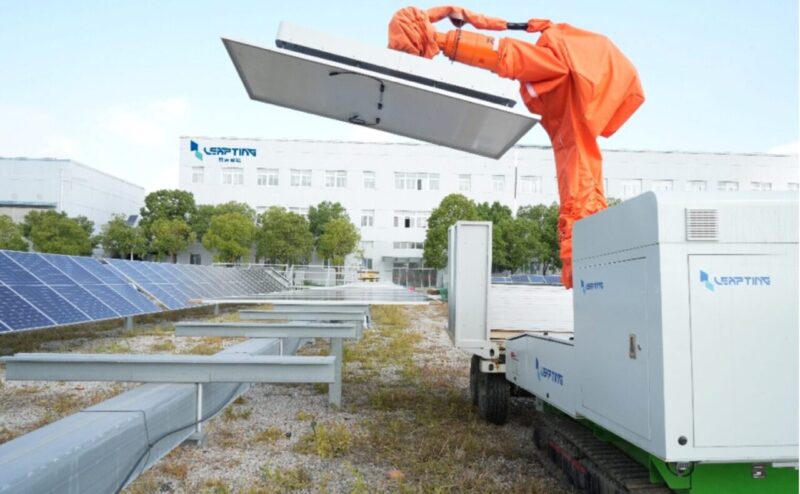 Leapting’s AI-Powered Robot Is Transforming Solar Panel Installation In ...